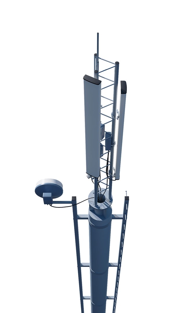 Cell Tower 3D Model - TurboSquid 1672107