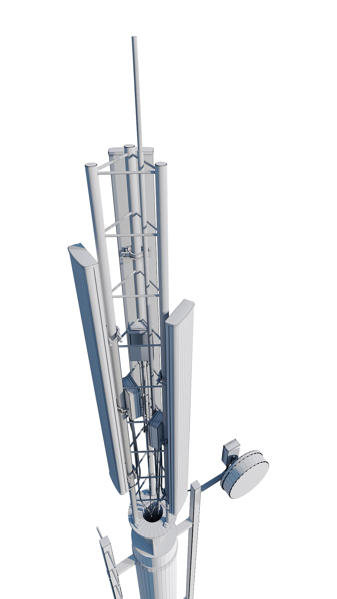 Cell tower 3D model - TurboSquid 1672107