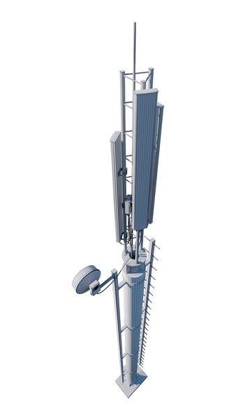 Cell tower 3D model - TurboSquid 1672107