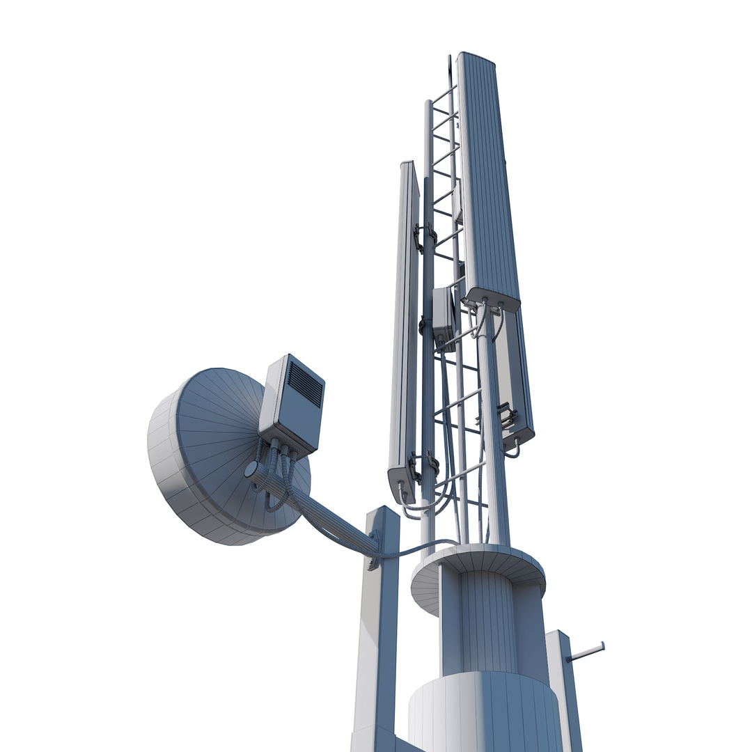 Cell tower 3D model - TurboSquid 1672107