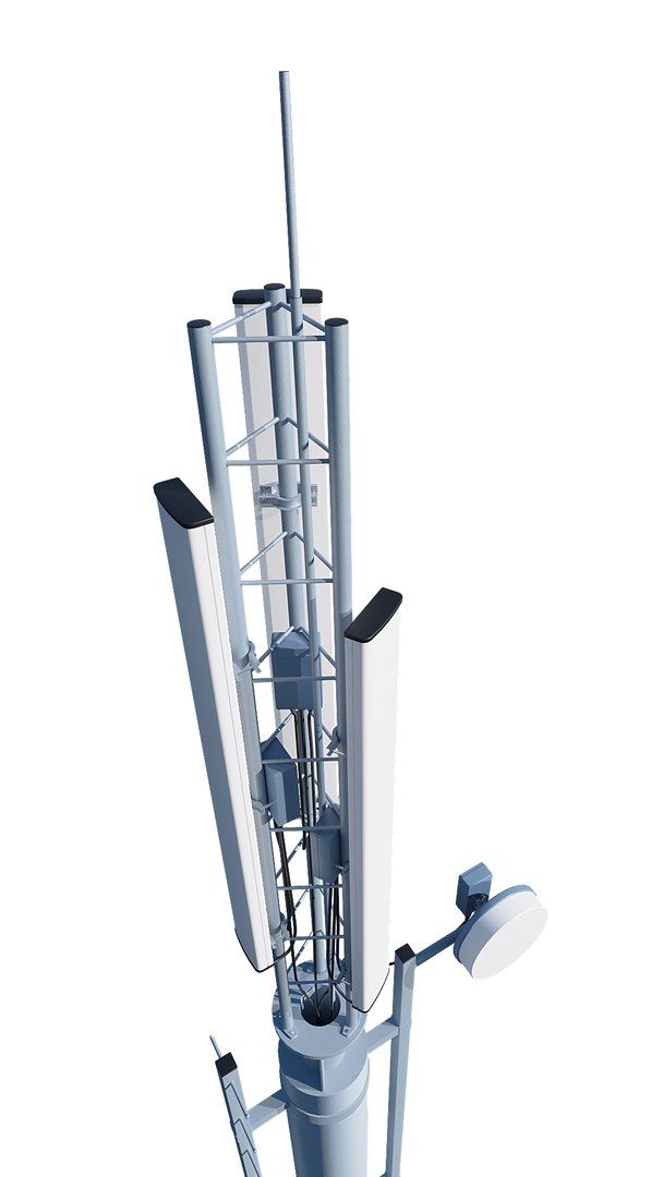 Cell Tower 3D Model - TurboSquid 1672107