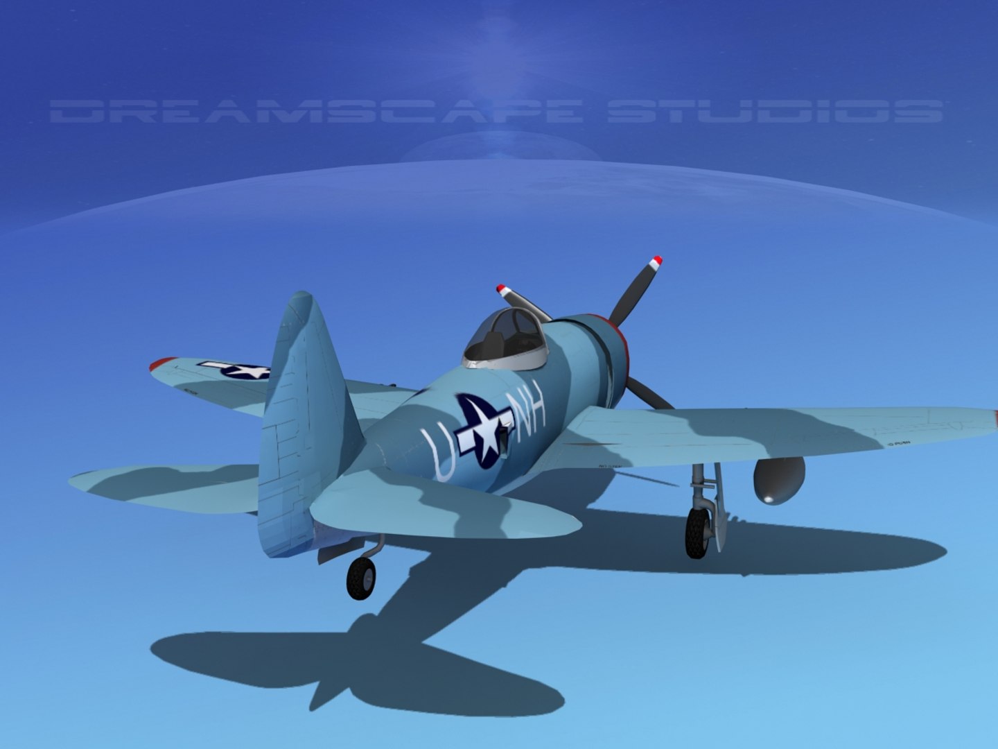3d Thunderbolt Fighters Bomber Model