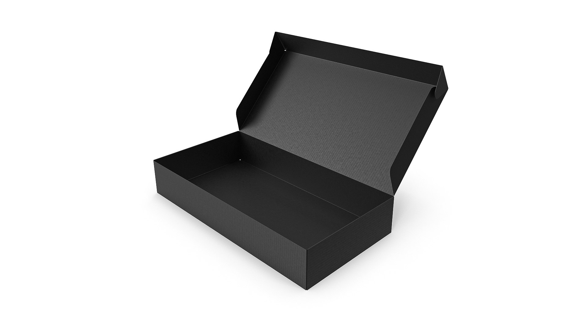 3D Model Cardboard Box Black 01 - TurboSquid 1973073