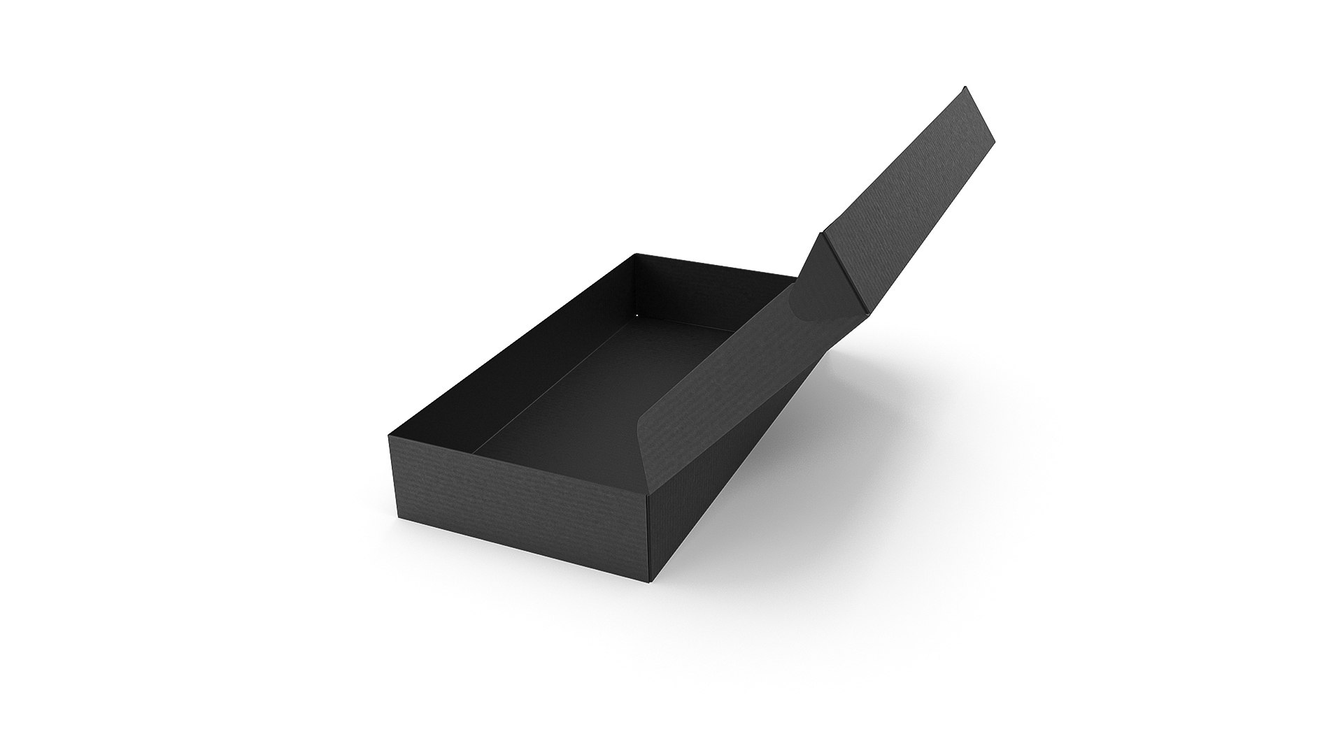 3D Model Cardboard Box Black 01 - TurboSquid 1973073