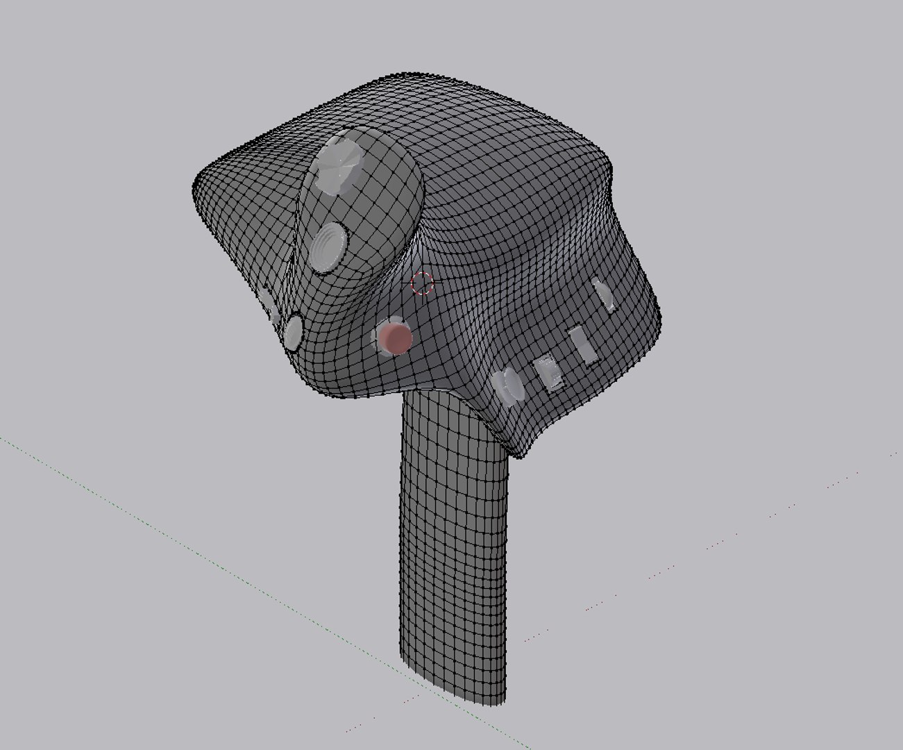 Throttle Grip For Fighter Jet 3D Model - TurboSquid 1829225