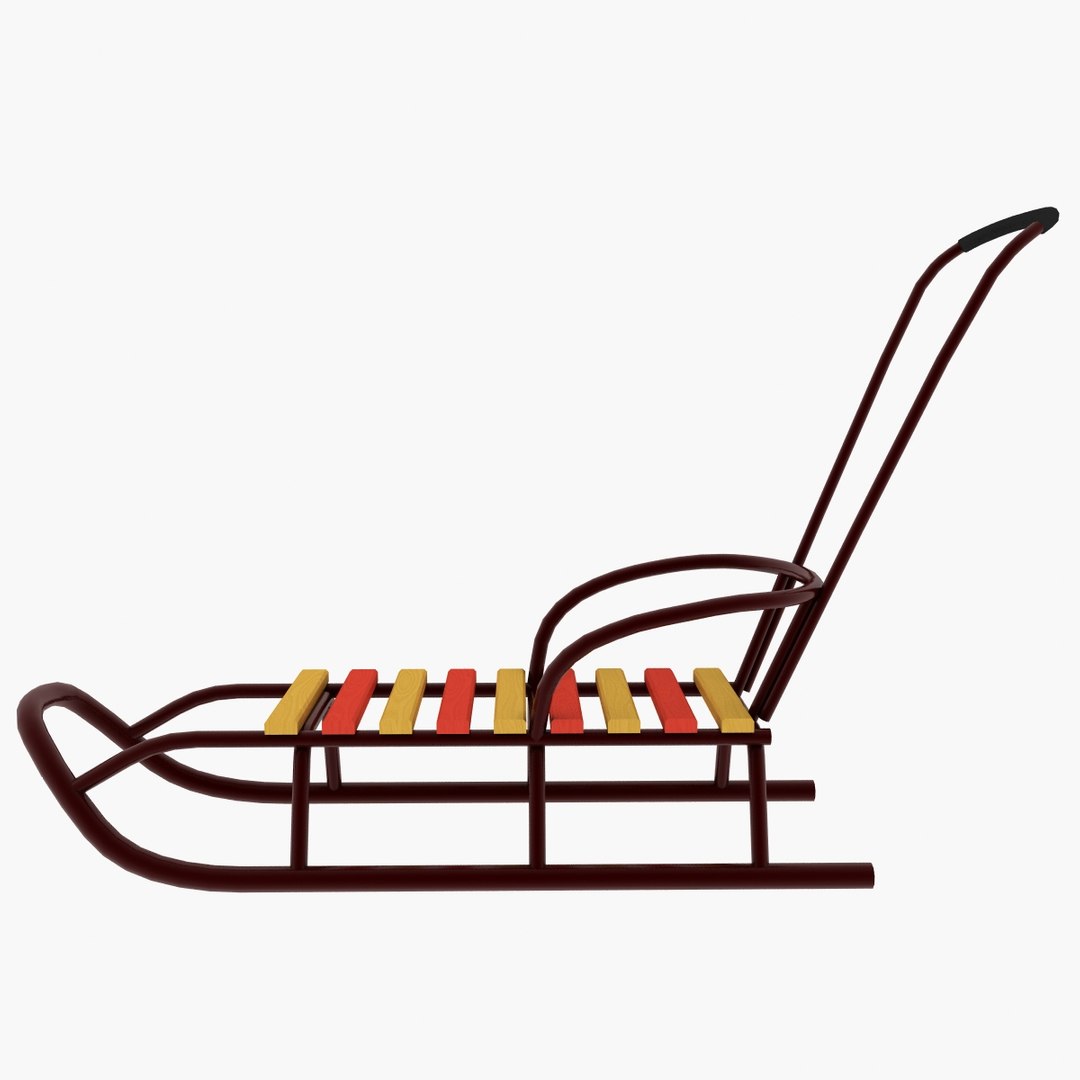 children sledges 3d model