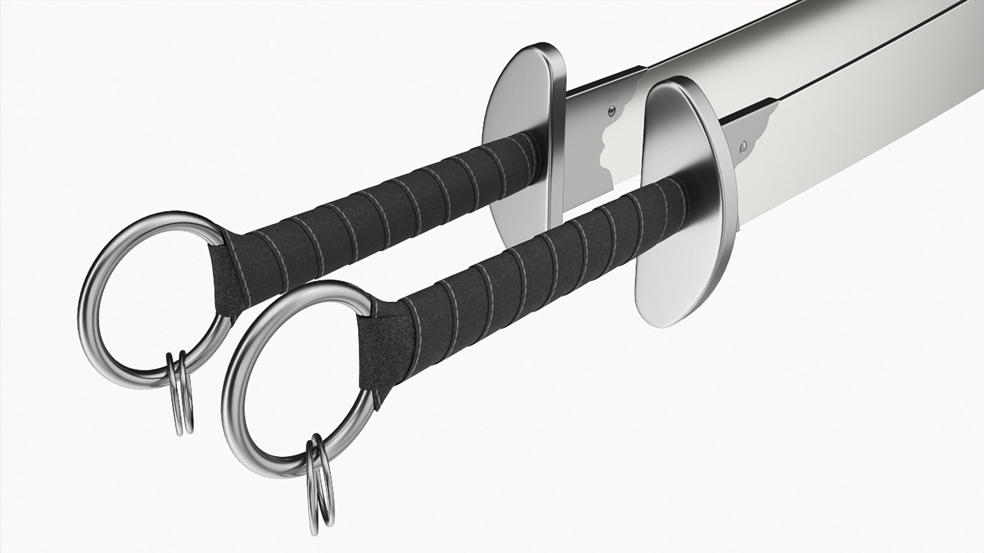 3D Double Wushu Broadswords - TurboSquid 1856729