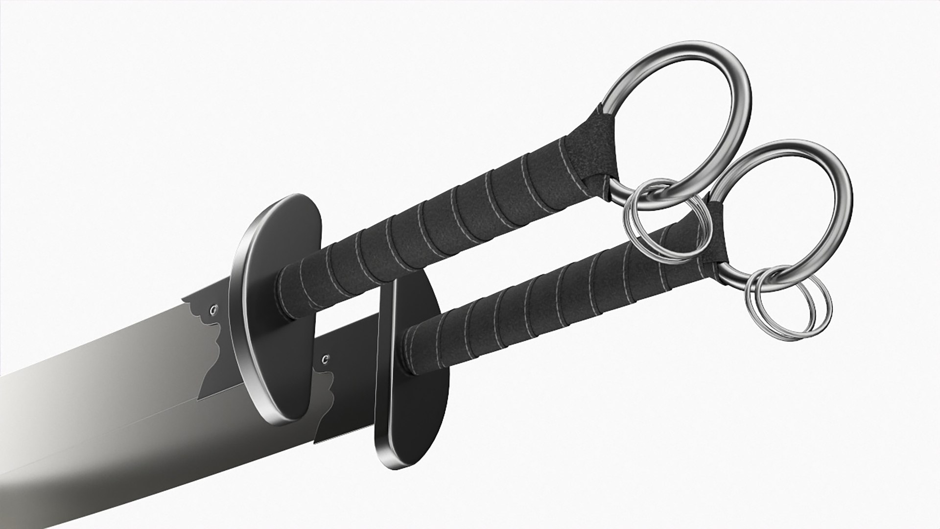 3D Double Wushu Broadswords - TurboSquid 1856729