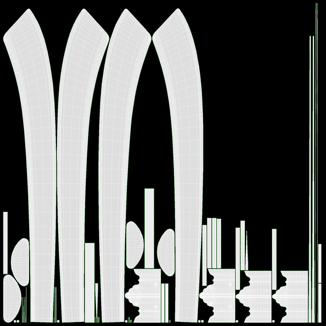 3D Double Wushu Broadswords - TurboSquid 1856729