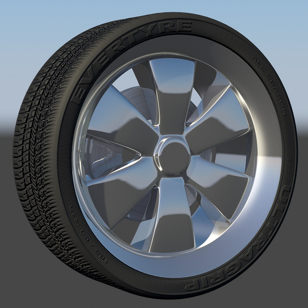3d Model Of Wheel Ttzz Rim