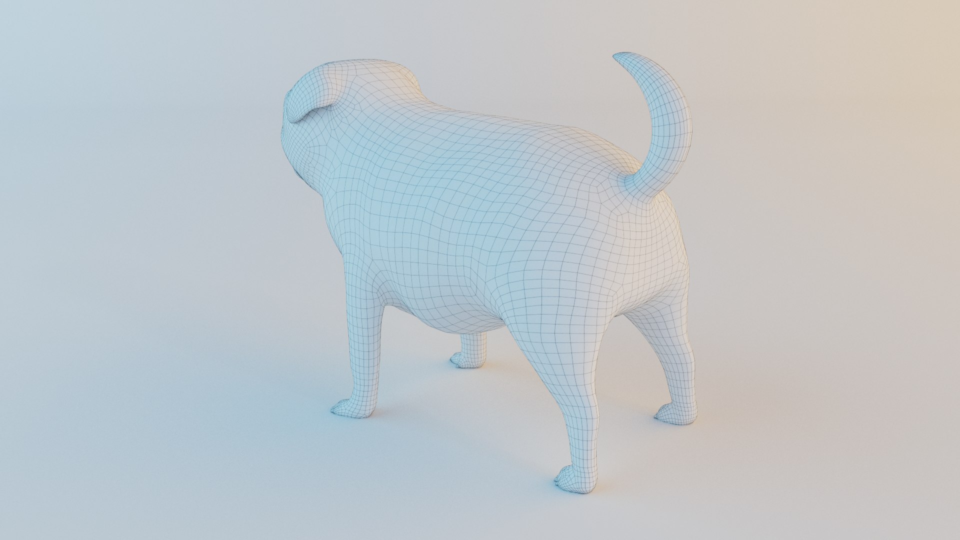 Stylized Fat Pug Dog 3D Model - TurboSquid 1341377