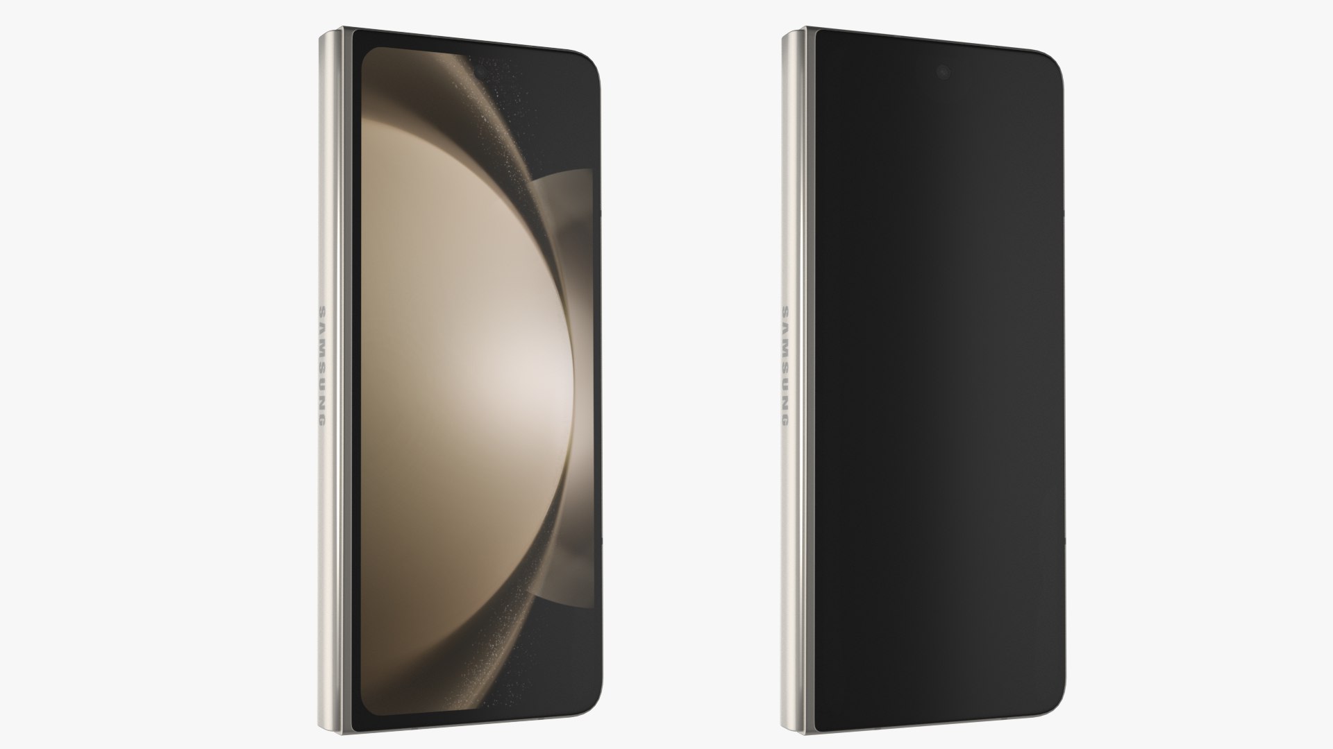 3D Galaxy Z Fold 5 Cream Model - TurboSquid 2231365