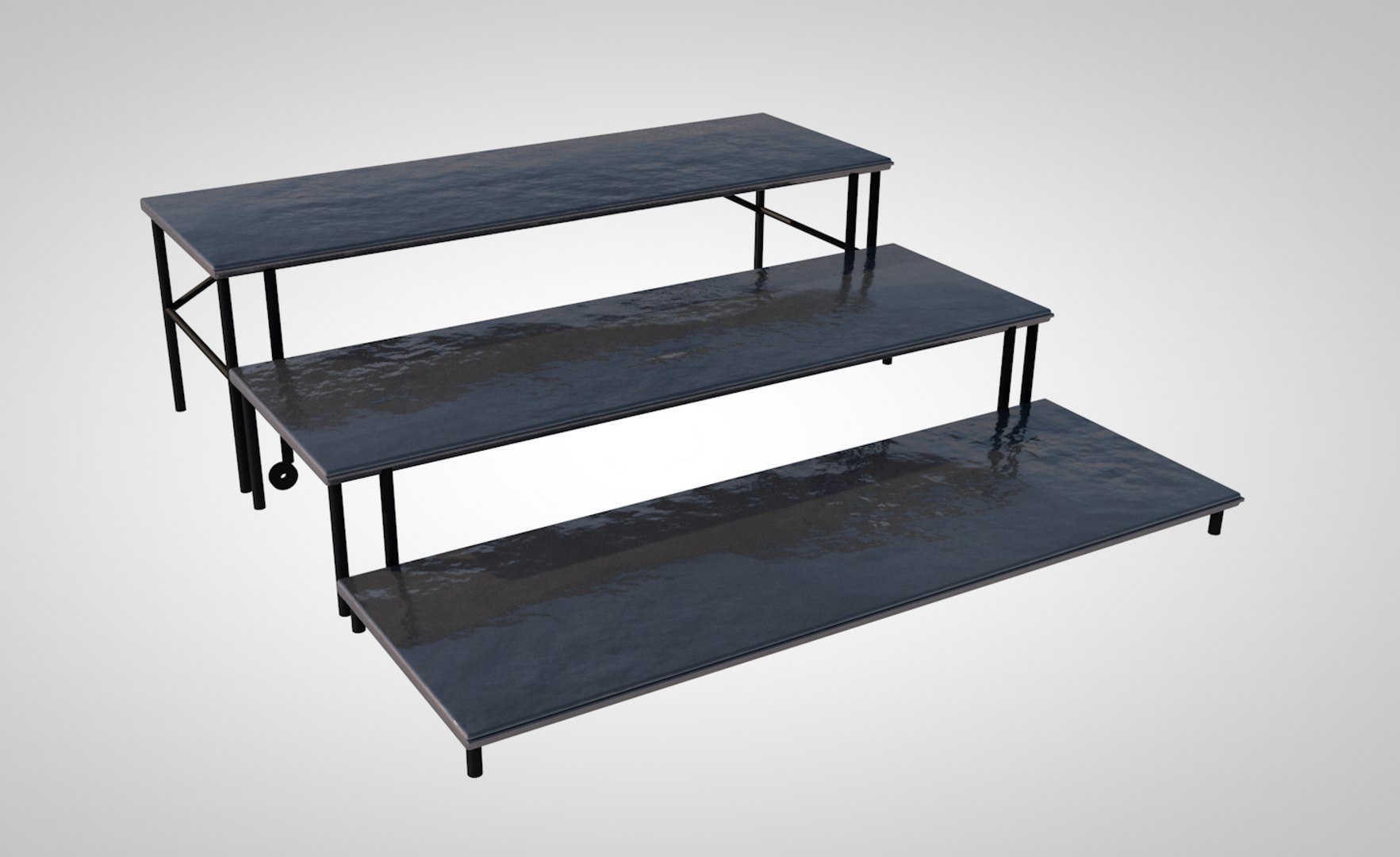 Press Risers 3D Model - TurboSquid 1399336