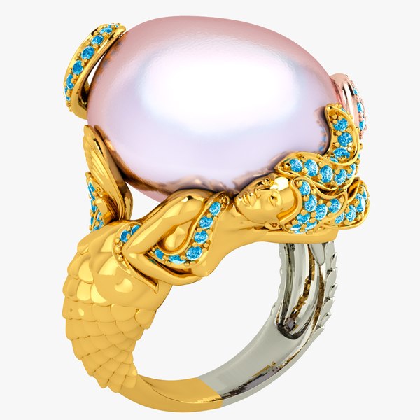 Mermaid Ring model - TurboSquid 1979625