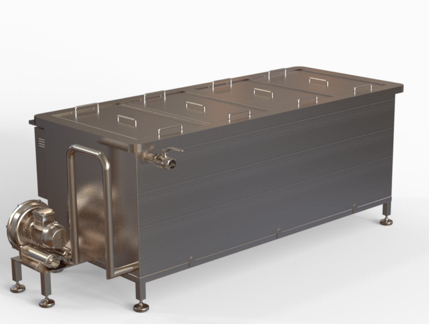 3D Vegetable Washing Machine Chamber - TurboSquid 2408564