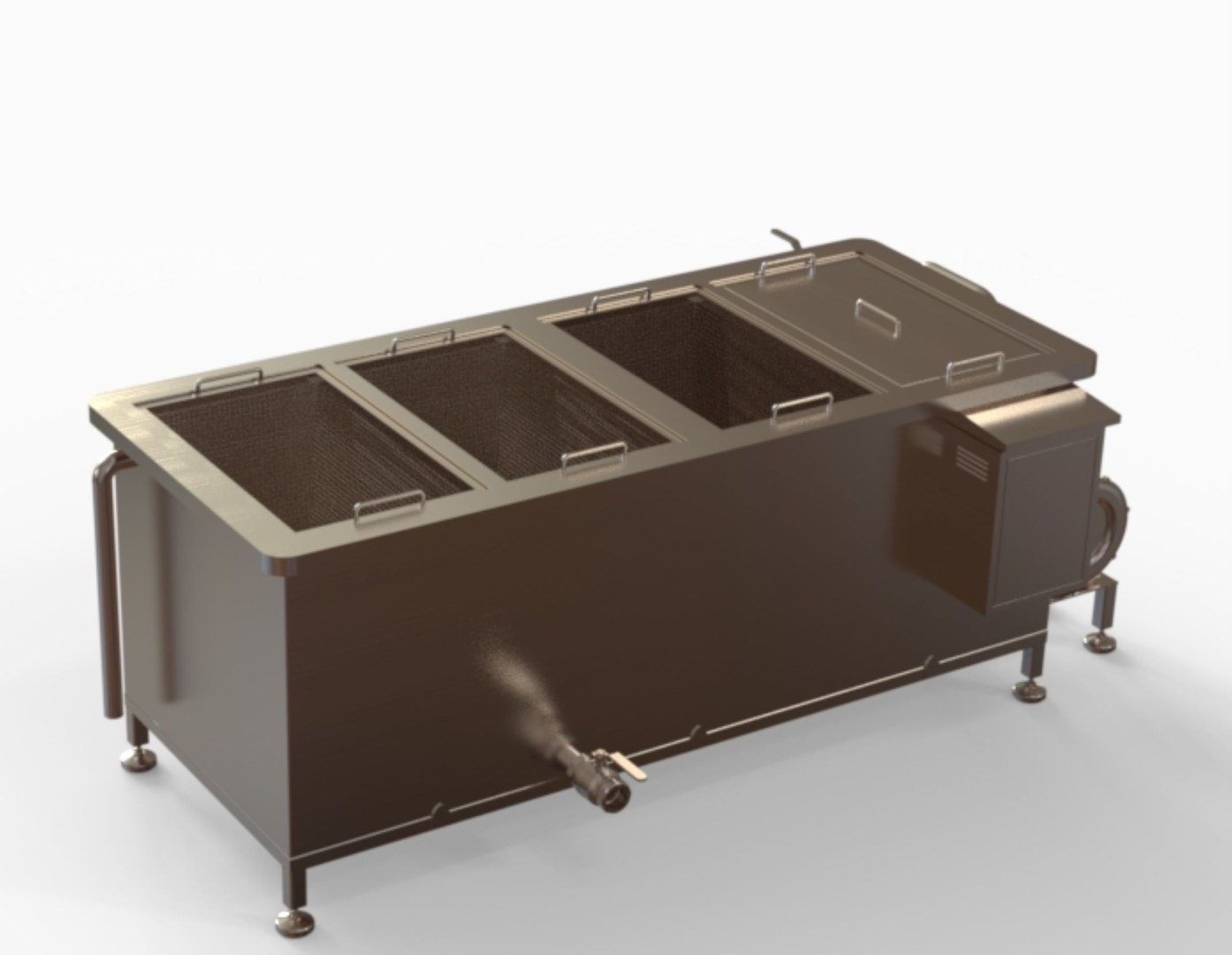 3D Vegetable Washing Machine Chamber - TurboSquid 2408564