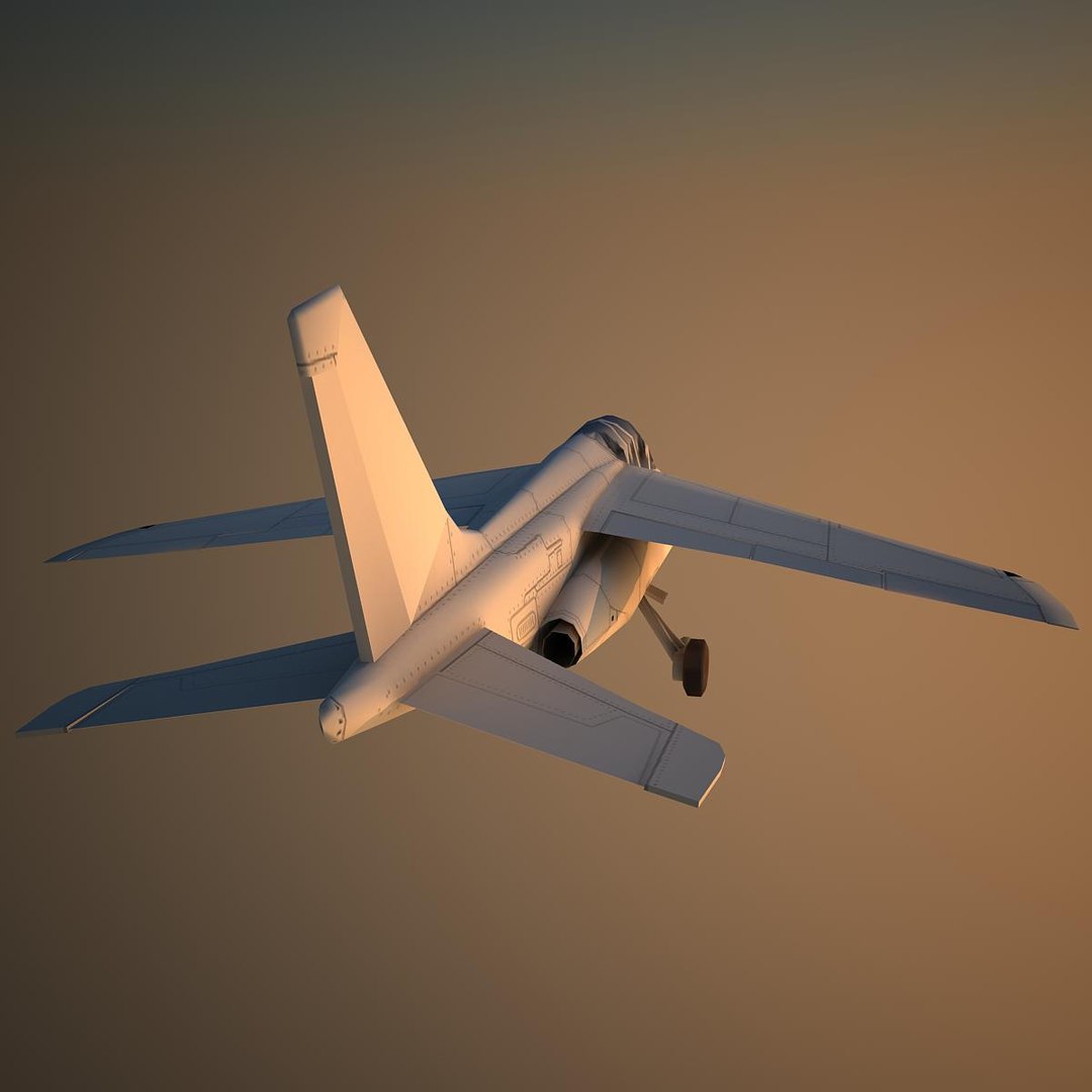 3d Model Of Alpha Jet