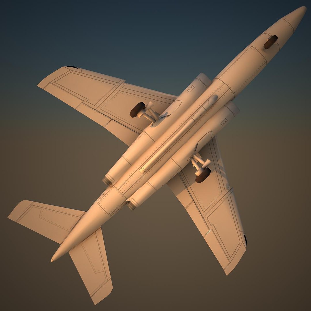 3d Model Of Alpha Jet