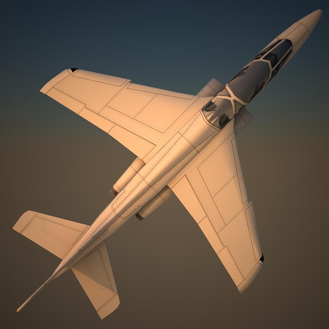 3d Model Of Alpha Jet