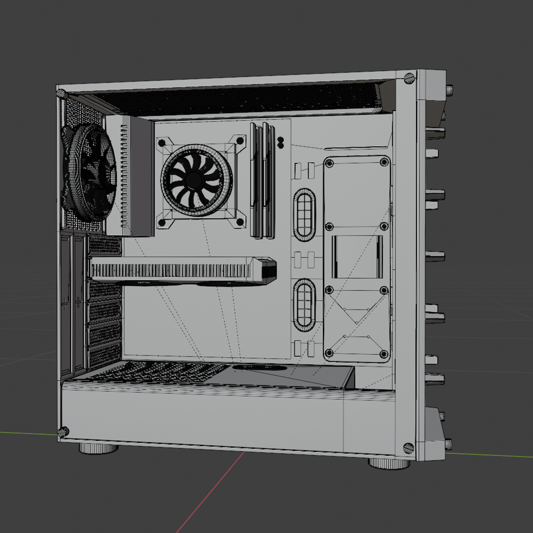 PC Gamer model - TurboSquid 1989084