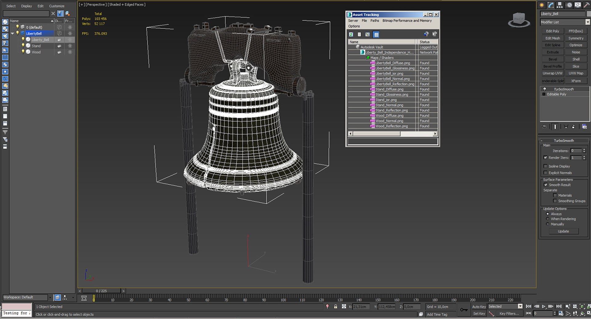 3D model independence hall liberty bell - TurboSquid 1423781