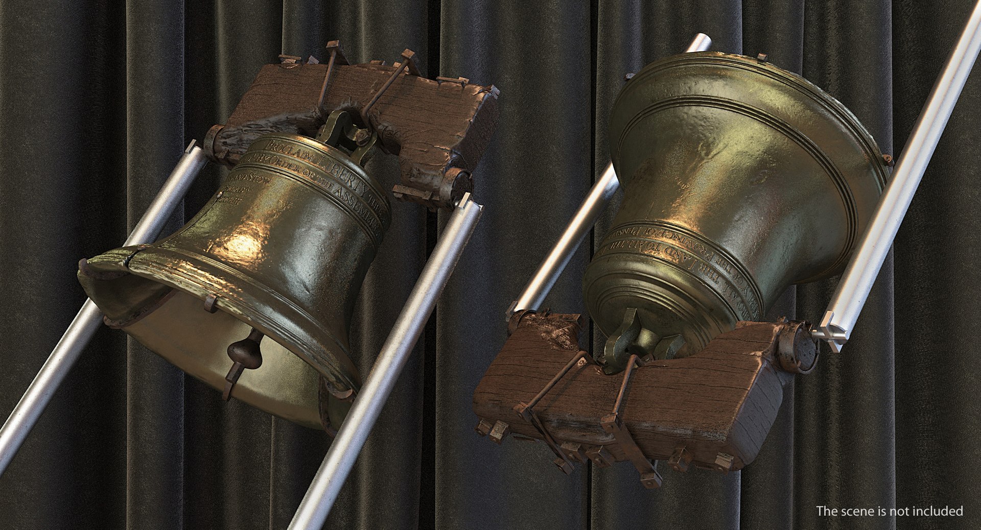3D Model Independence Hall Liberty Bell - TurboSquid 1423781