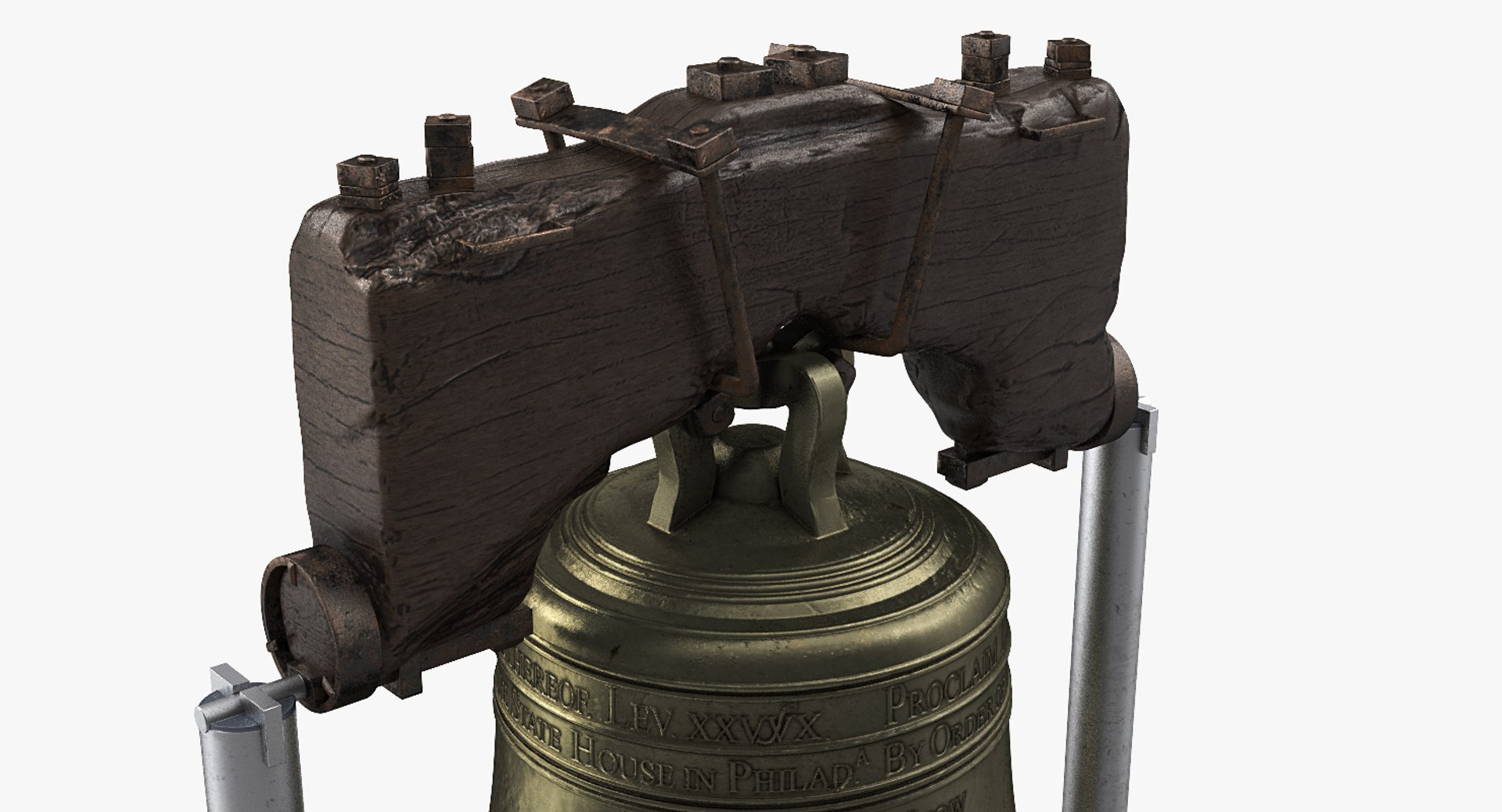 3D Model Independence Hall Liberty Bell - TurboSquid 1423781