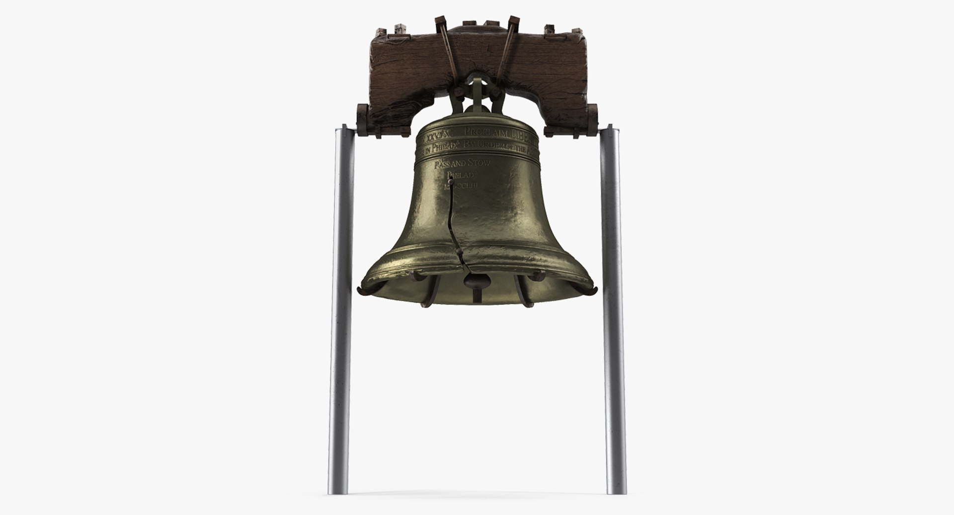 3D model independence hall liberty bell - TurboSquid 1423781