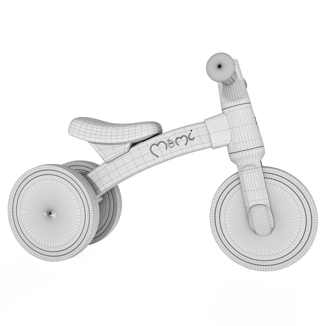 MoMi Tedi Balance Bike 3D Model - TurboSquid 2156708