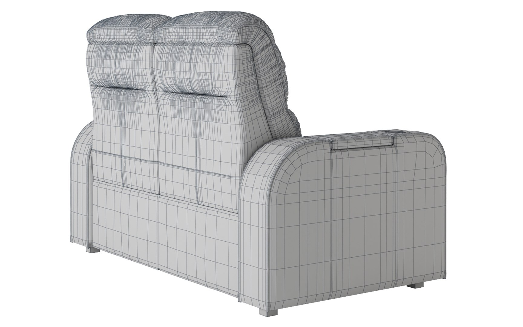 Moovia Dallas Venice Row 2 Loveseats 3D - TurboSquid 2033940