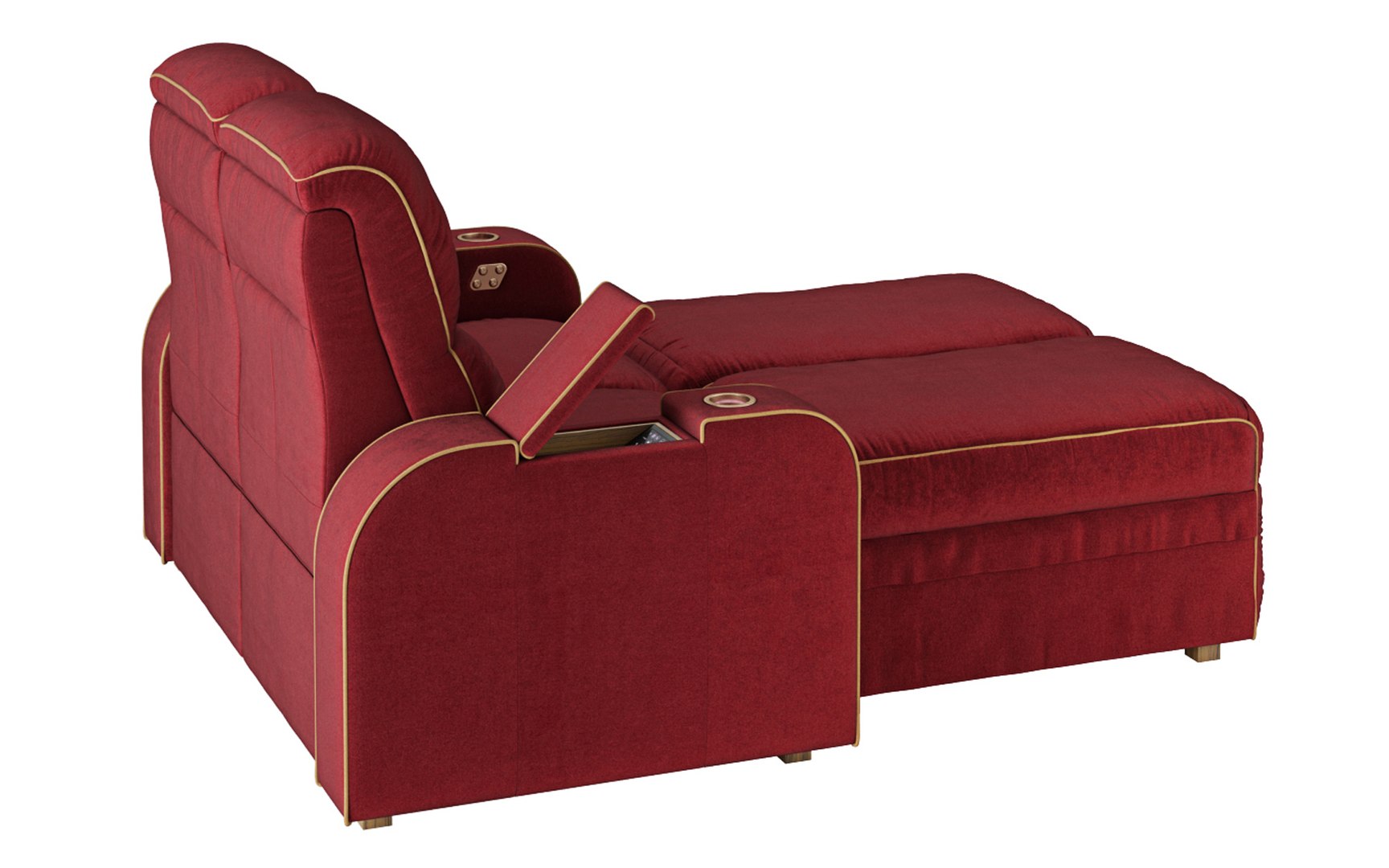 Moovia Dallas venice row 2 loveseats 3D - TurboSquid 2033940