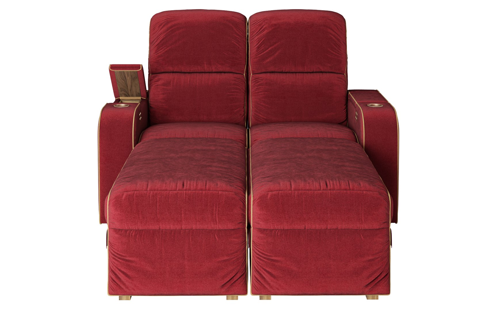 Moovia Dallas Venice Row 2 Loveseats 3D - TurboSquid 2033940