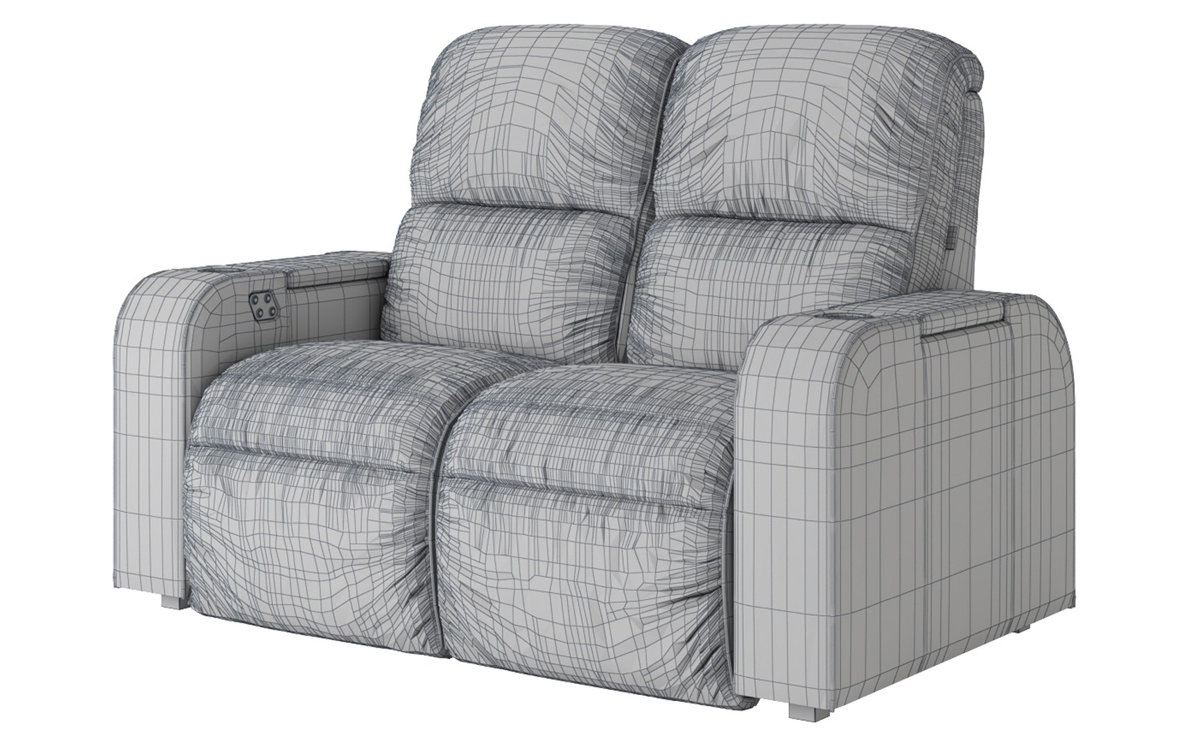 Moovia Dallas Venice Row 2 Loveseats 3D - TurboSquid 2033940