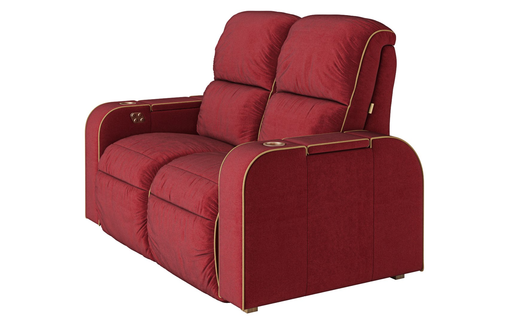 Moovia Dallas Venice Row 2 Loveseats 3D - TurboSquid 2033940
