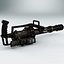 3d Model Minigun M134