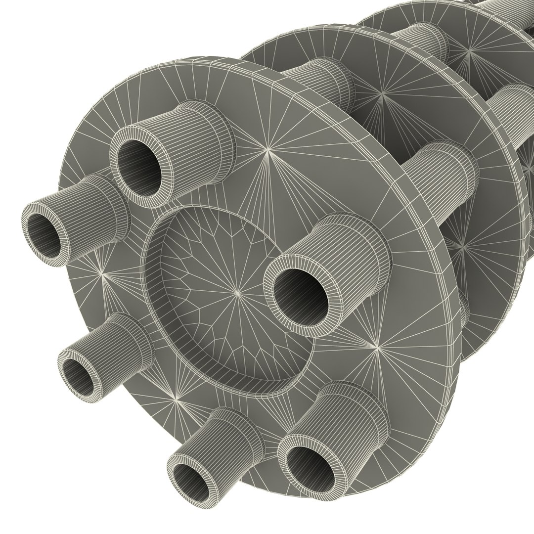 3d Model Minigun M134