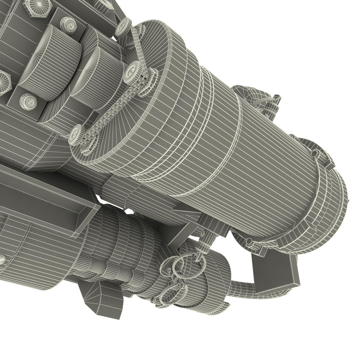 3d model minigun m134
