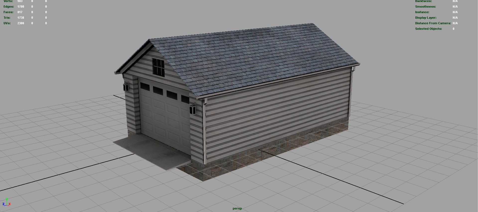 Detached Garage 3D Model - TurboSquid 1331918