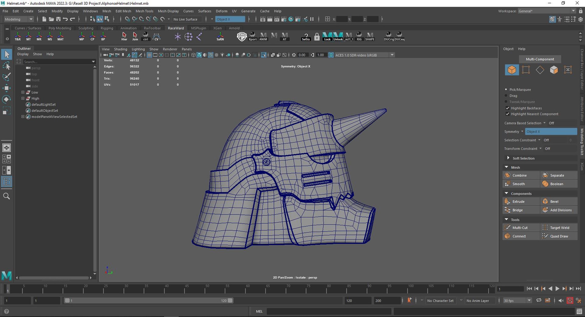Full Metal Alchemist Alphonse Helmet Substance File 3D Model ...