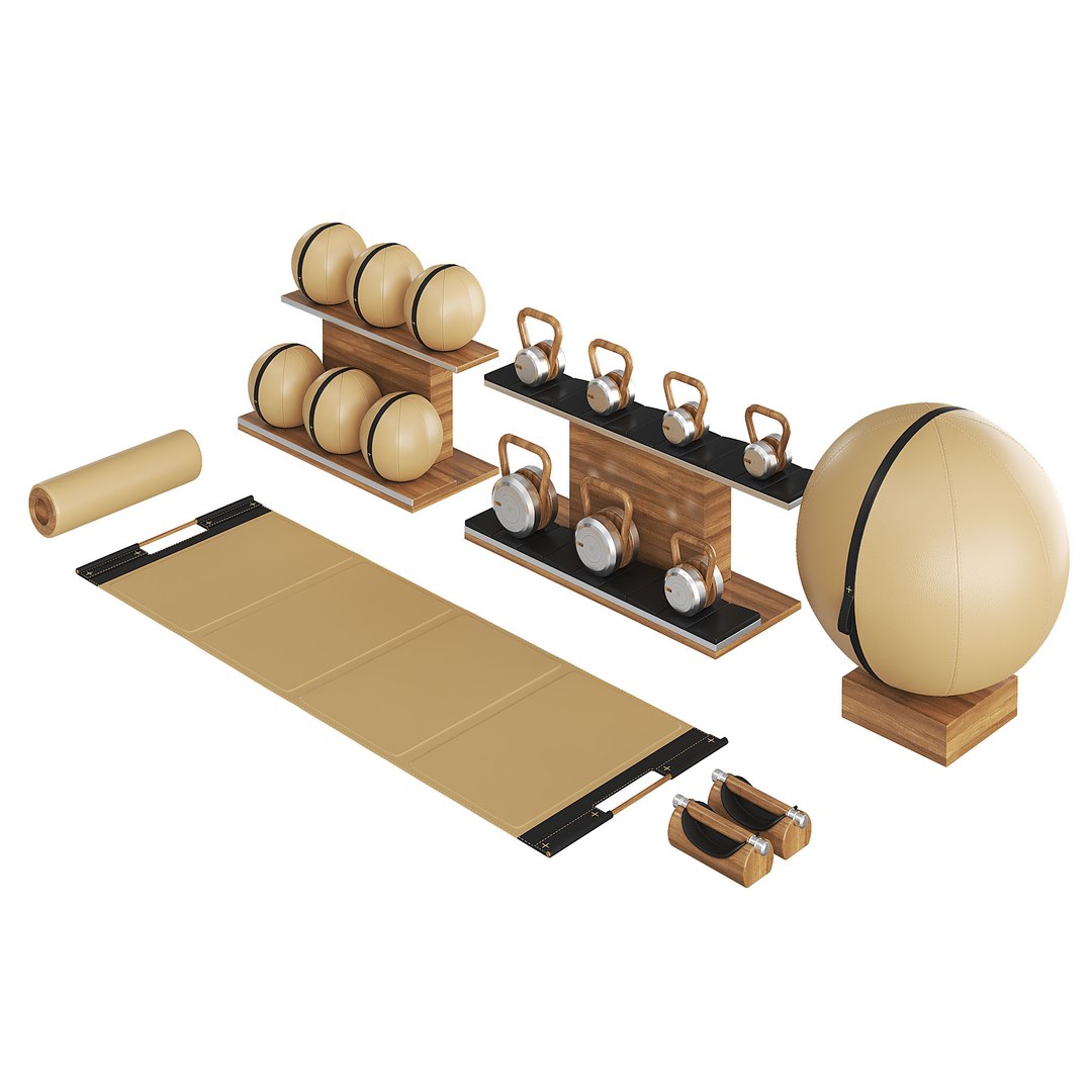 PENT luxury fitness equipment part 4 3D model - TurboSquid 1772308