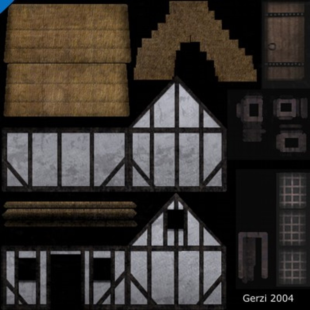 Maya Medieval Town 01