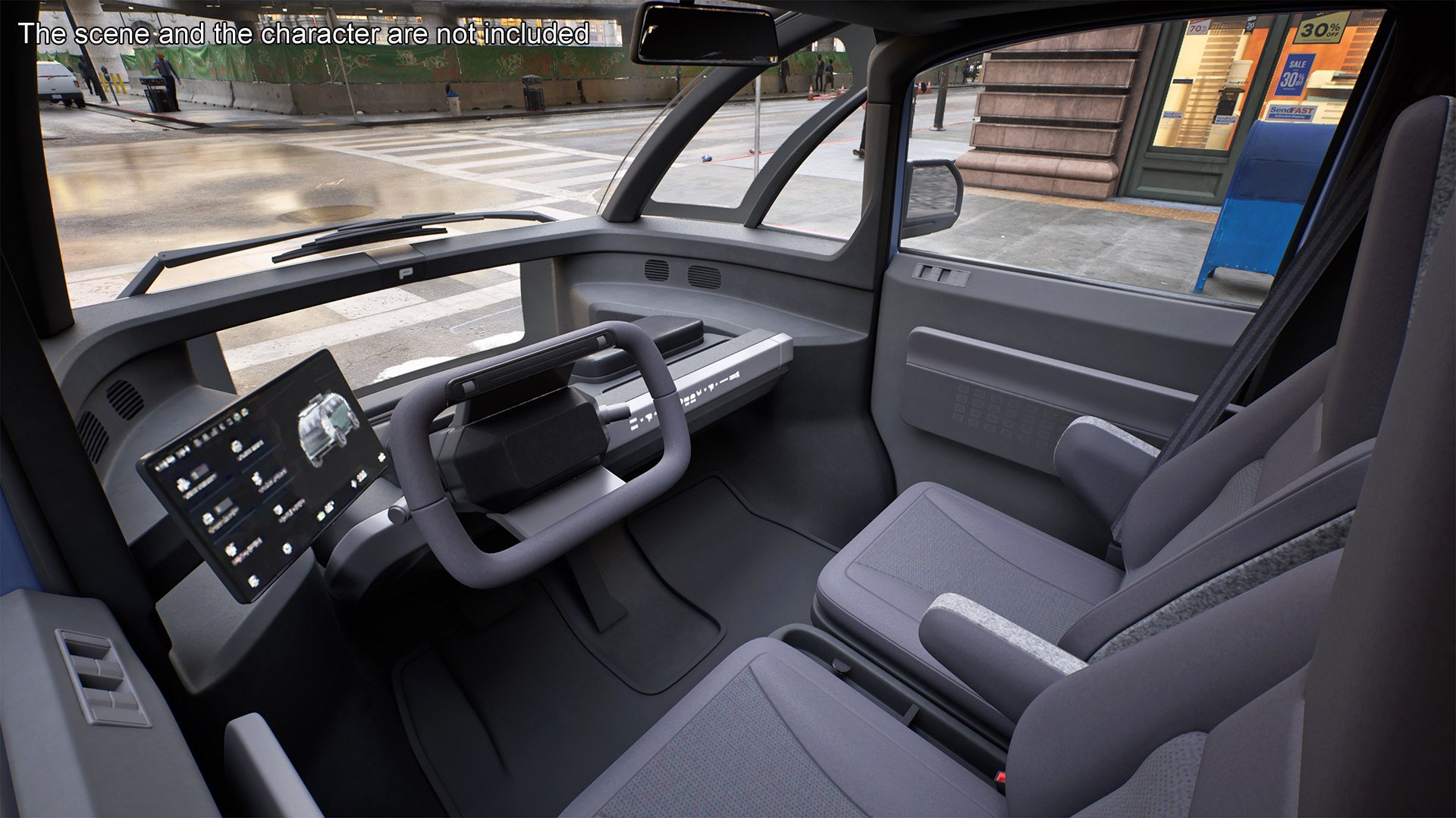 3D Canoo Lifestyle Vehicle Premium Blue Rigged - TurboSquid 2137544