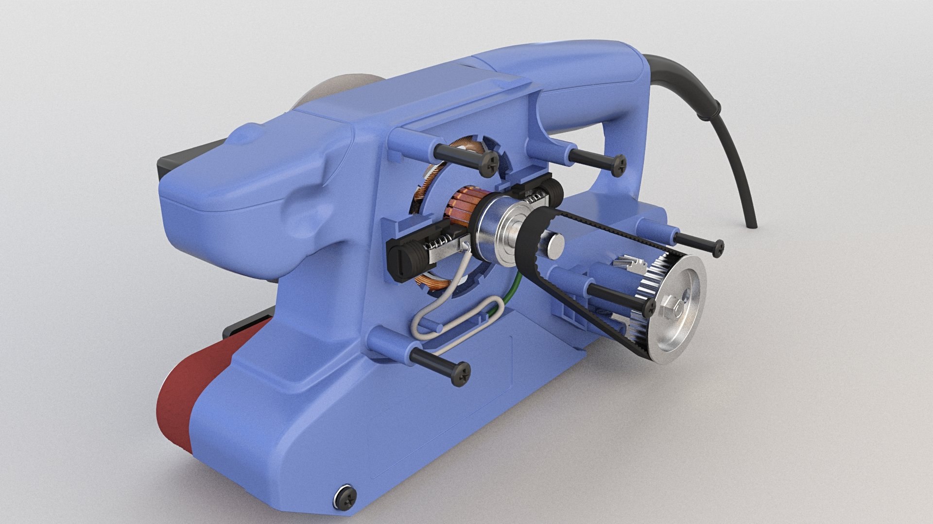 Belt Sander 1 Model - TurboSquid 1529356