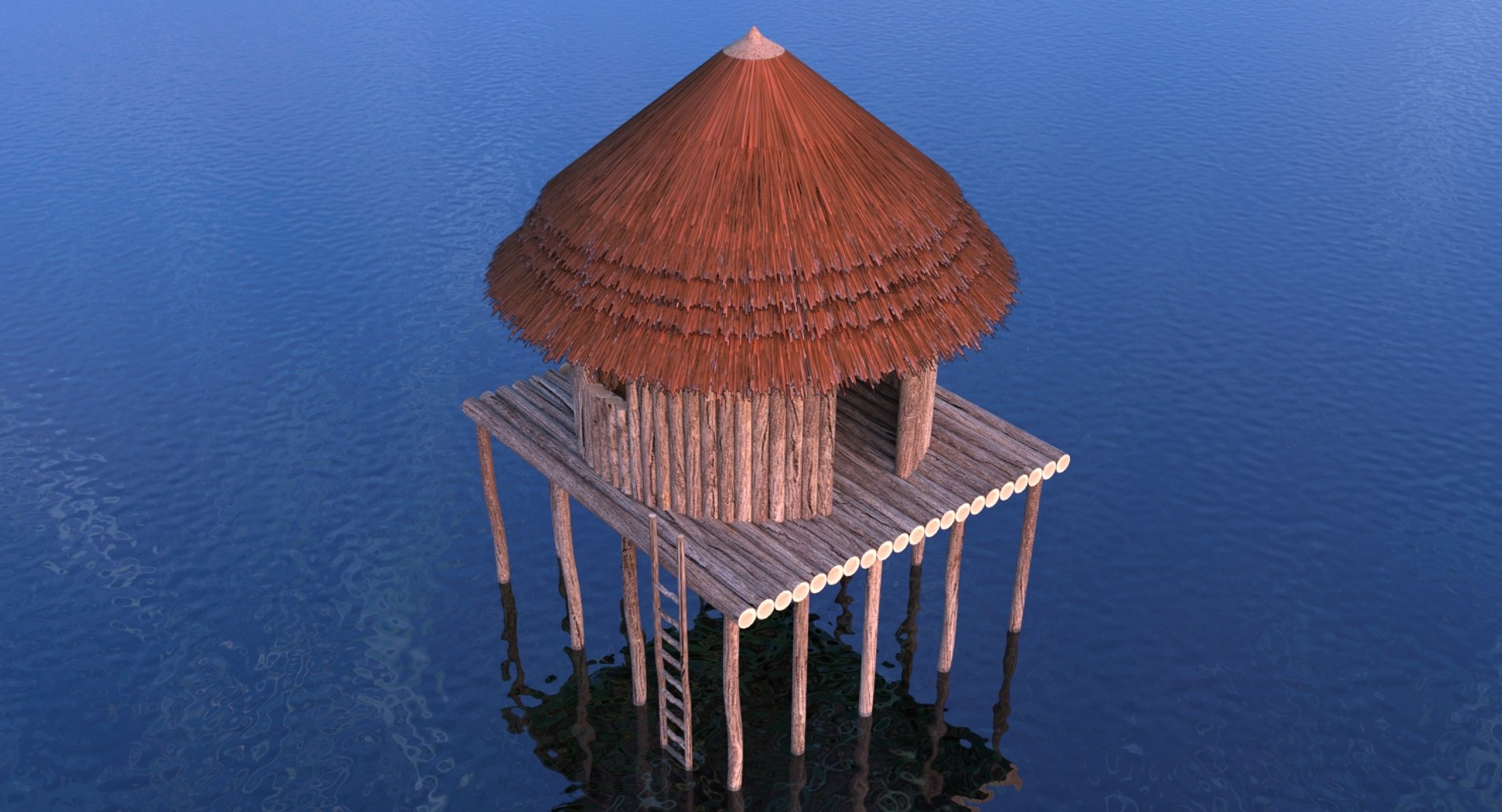 African Cottage 3D Model - TurboSquid 1200877