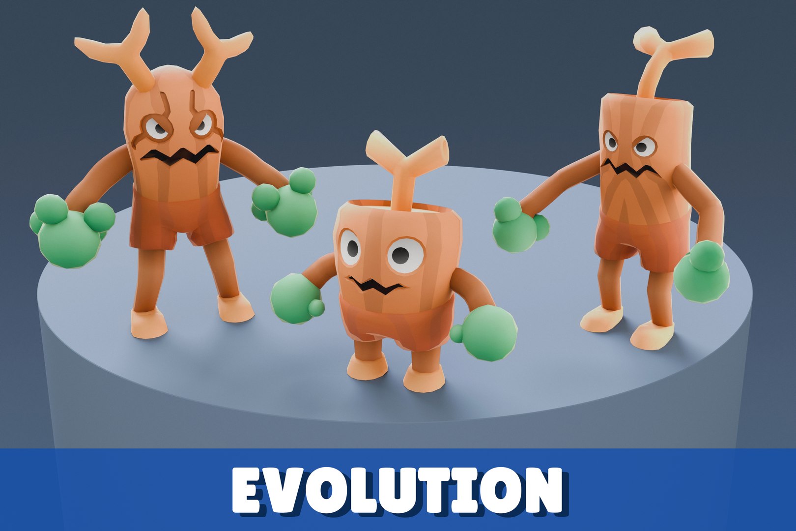 Cartoon Monsters Pack 01 Model - TurboSquid 2167317