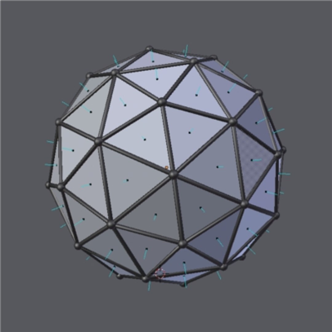 Icosphere Sphere 3ds