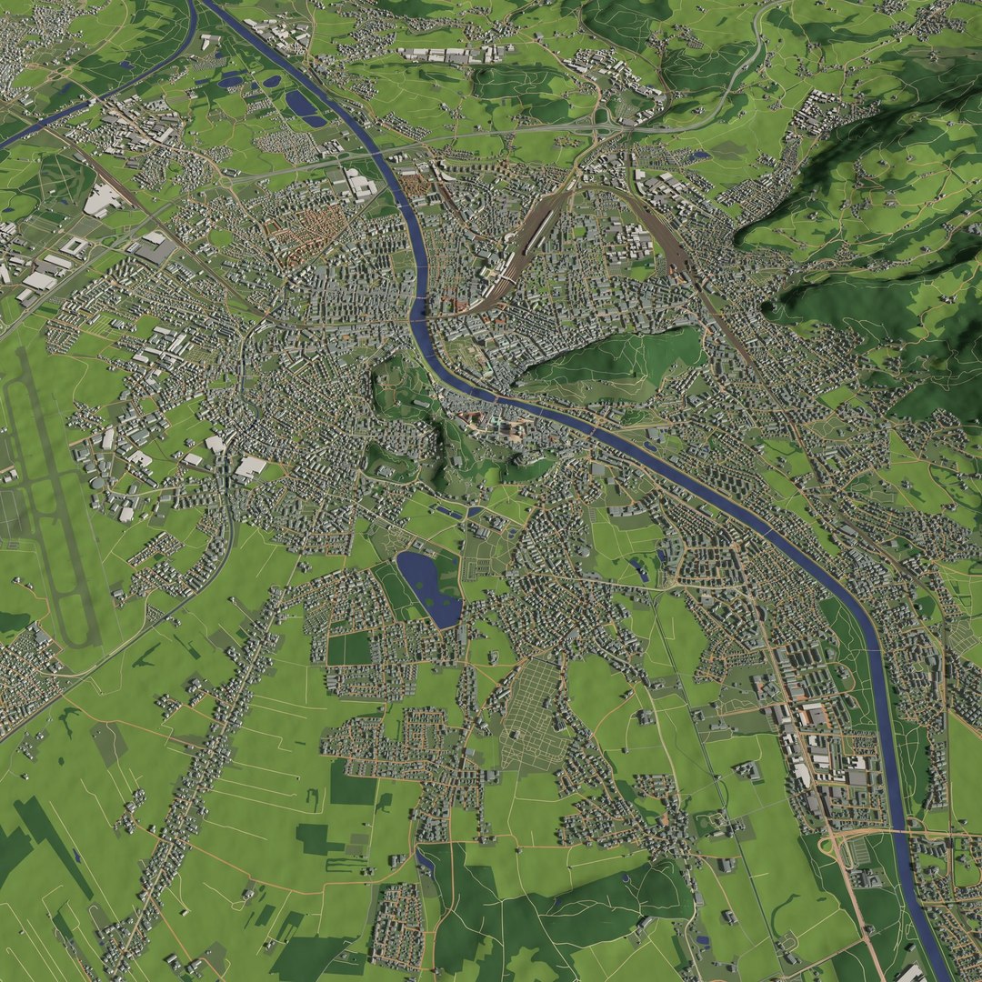 3D Salzburg Austria - City And Urban Model - TurboSquid 2245547