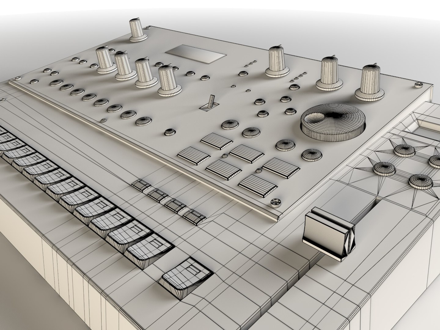 3d Roland Groovebox Mc307 Model