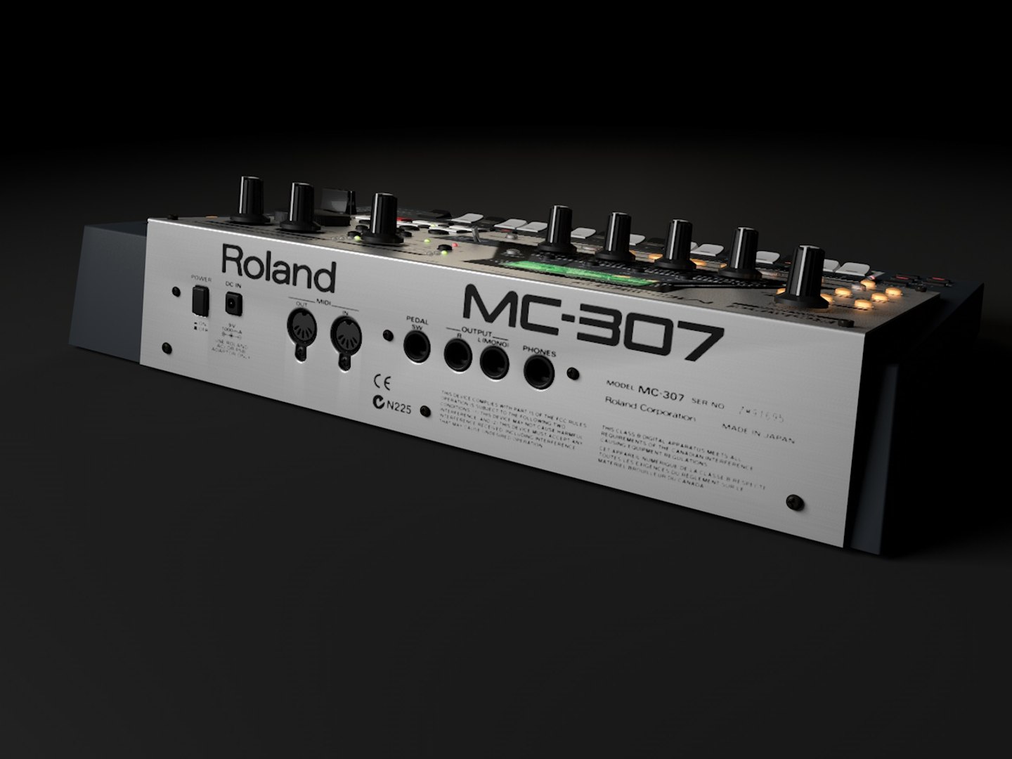3d Roland Groovebox Mc307 Model
