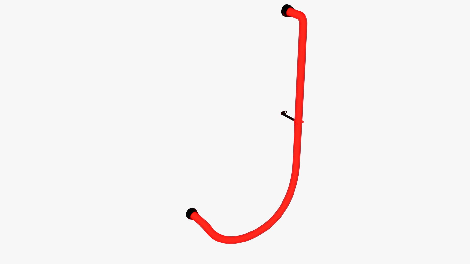 Neon Red Alphabet J 3D Model - TurboSquid 2148071